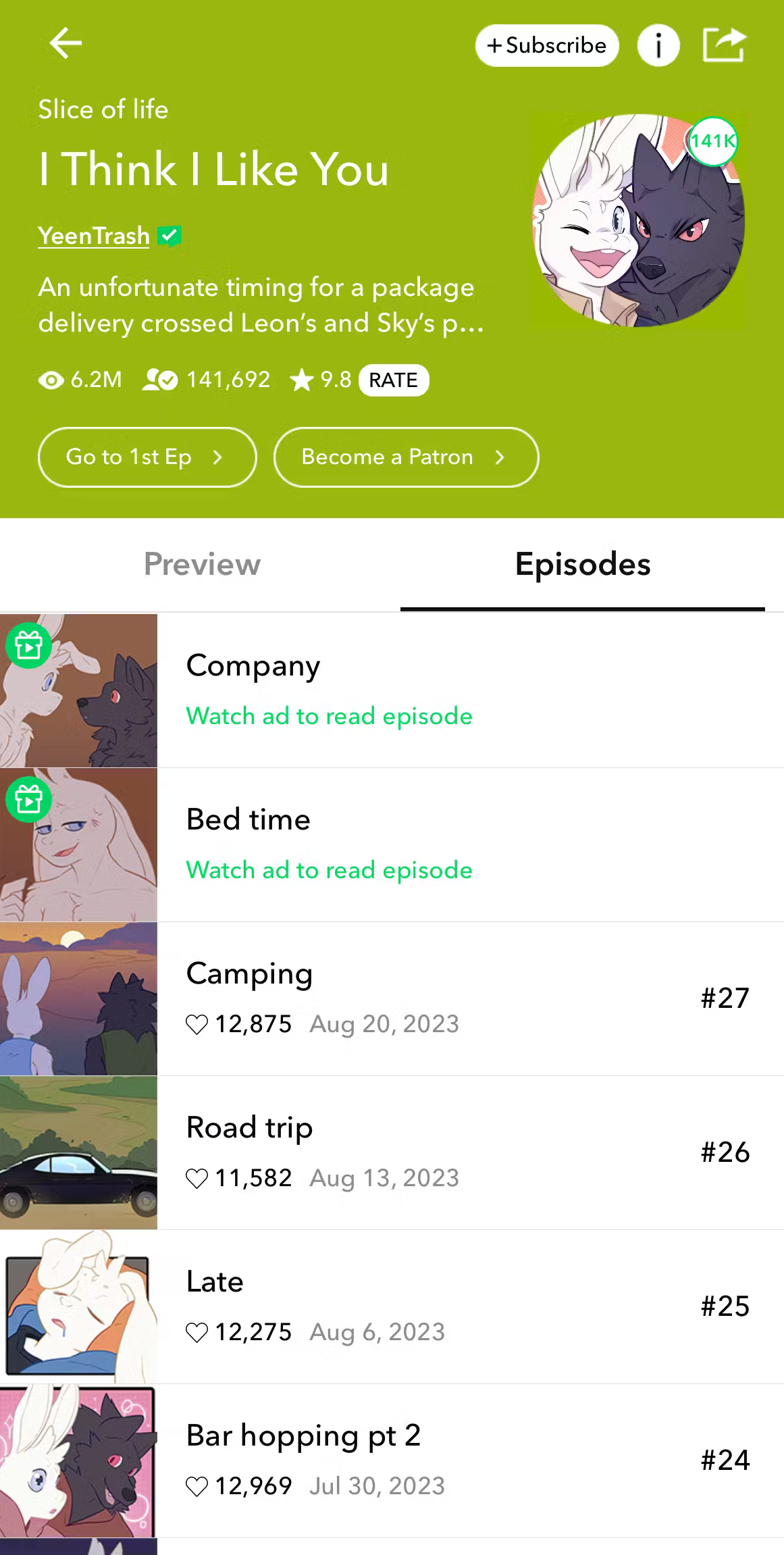 Series Preview Feature – WEBTOON CANVAS