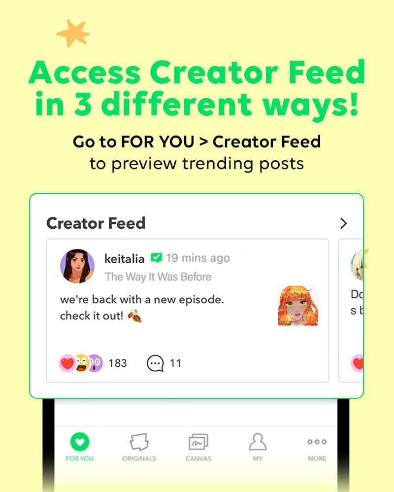 Introducing Creator Feed – WEBTOON CANVAS
